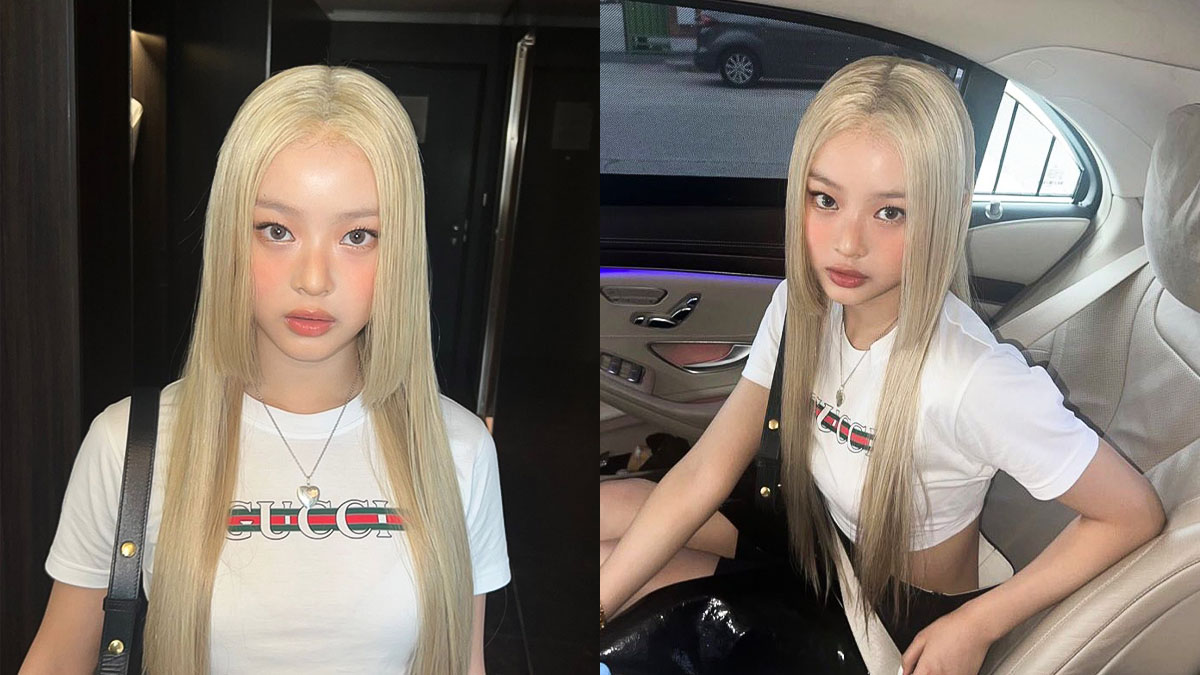 NewJeans’ Hanni Teases Fans With Blonde Hair At Milan Fashion Week ...