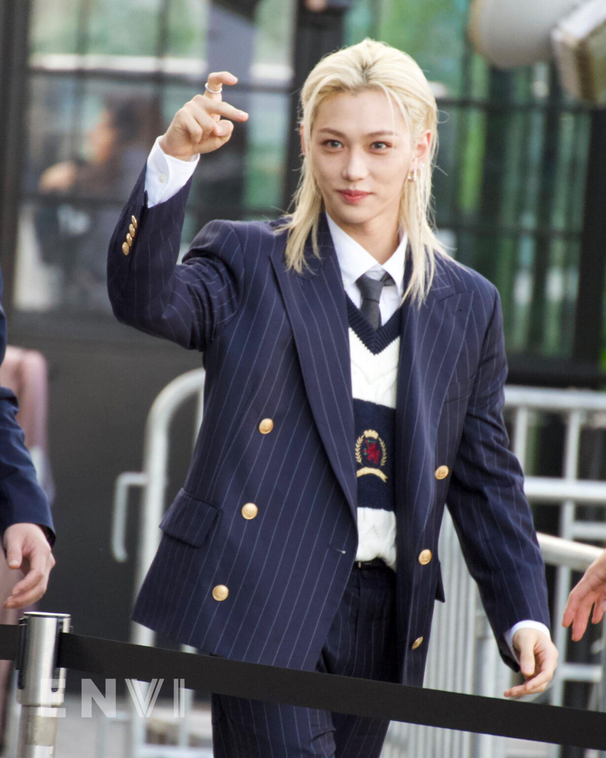 Felix Reinvents the Pinstripe Suit at the Tommy Hilfiger SS25 Show ...